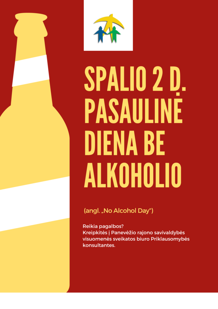 Pasaulinė diena be alkoholio (angl. „No Alcohol Day“) - Savivaldybės ...